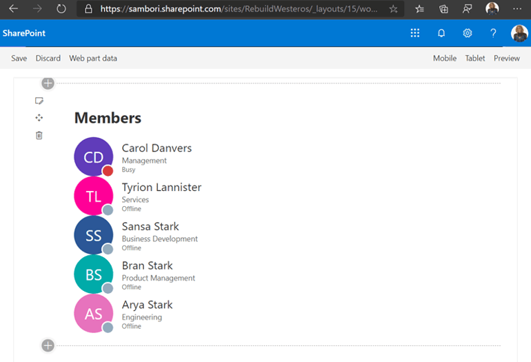 Calling The New Presence Endpoint In Ms Graph Api From Spfx